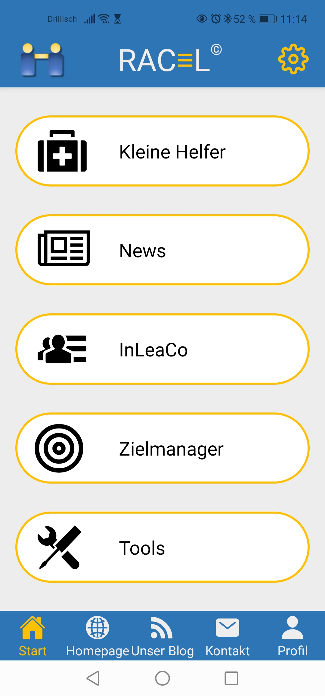 s.a.m – sich & andere managen die RAC≡L® App » RAC≡L®